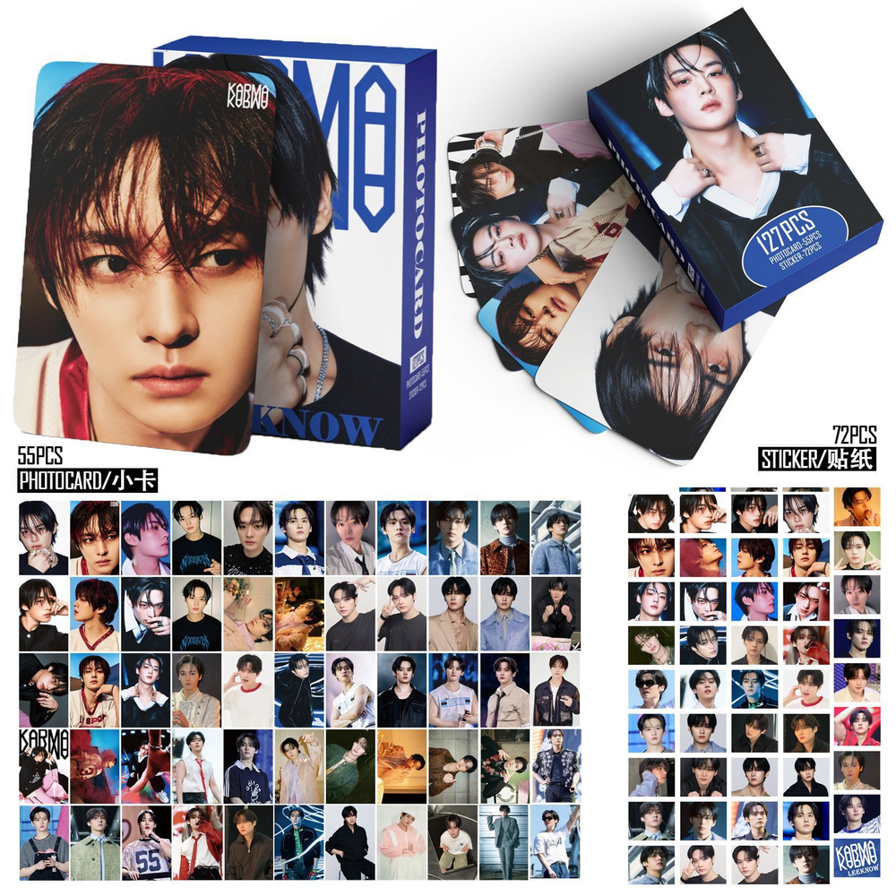 KPOP straykids KARMA HD lomo card 55 микрокарт 127 наклеек купить на OZON по низкой цене ...