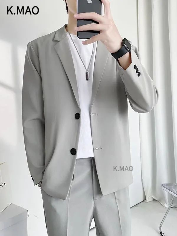 Пиджак Мужской ANTONIO VICCI пепел, серый меланж, размер 52 Политекс оверсайз Длинный ...