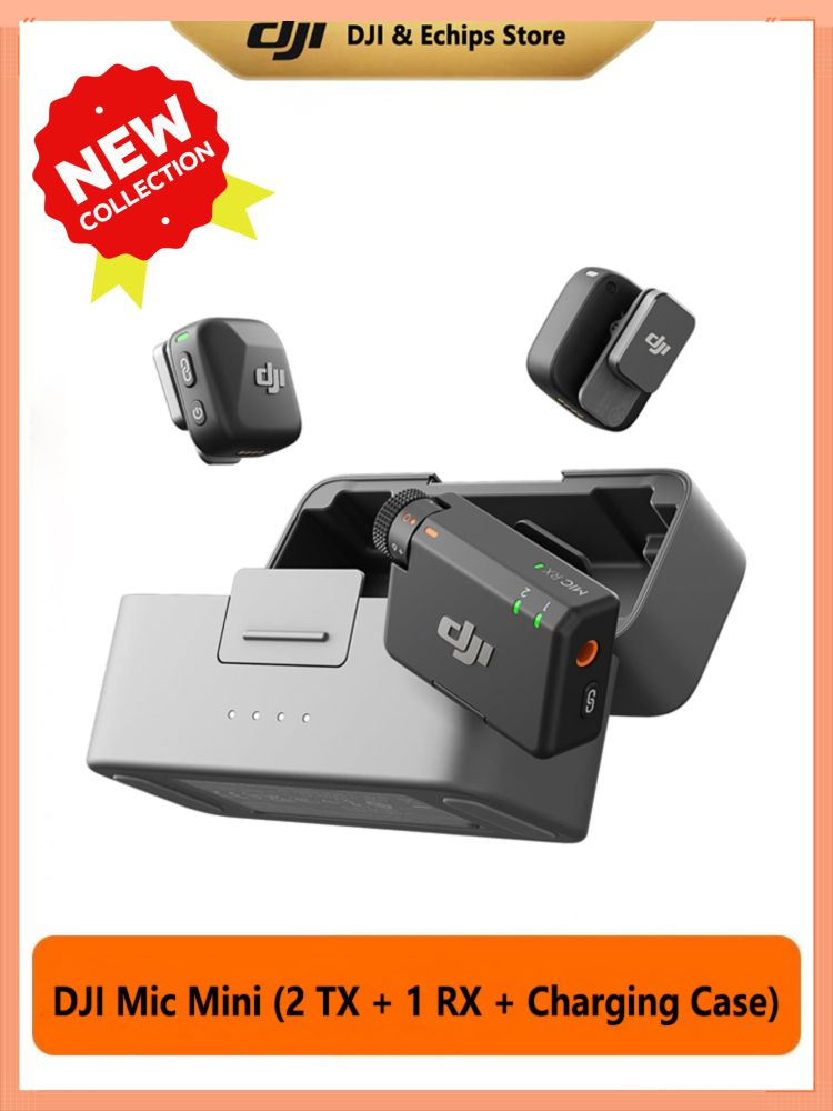 DJI Микрофон для мобильного устройства DJI Mic Mini (2 TX + 1 RX ...
