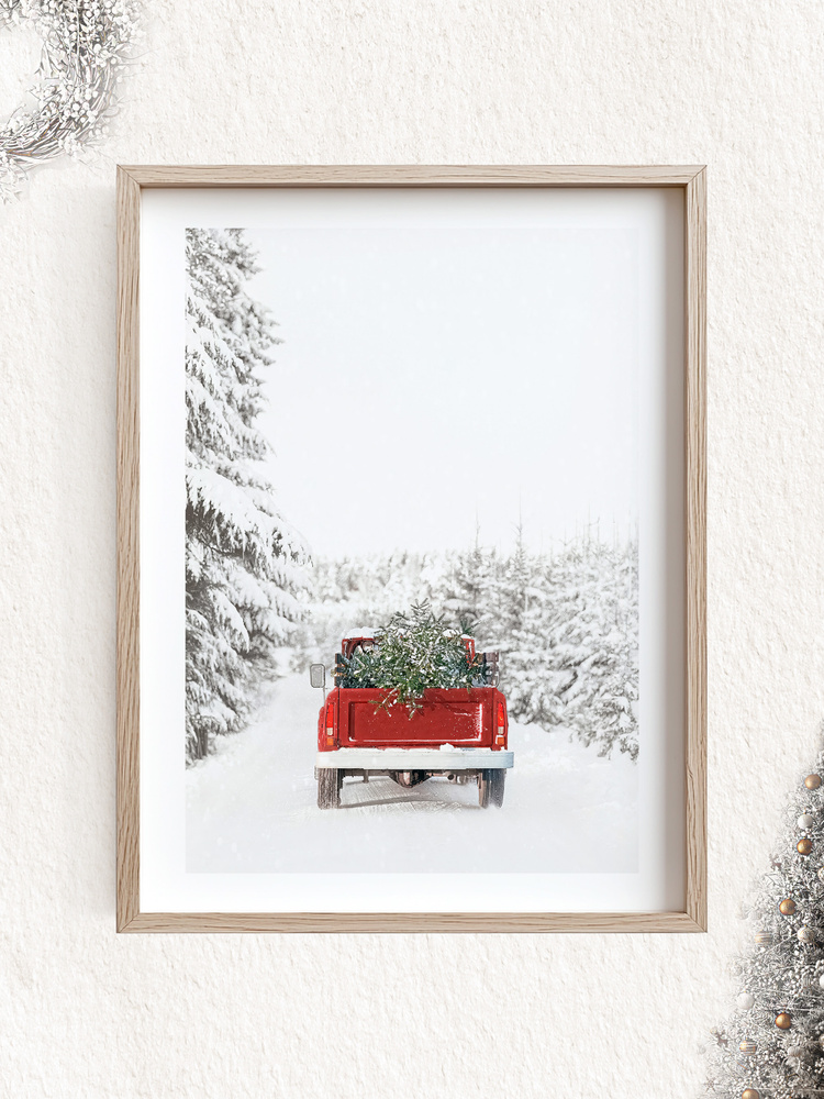 Постер byMilo Арт, Картины художников По дороге домой на Рождество, 30 ...