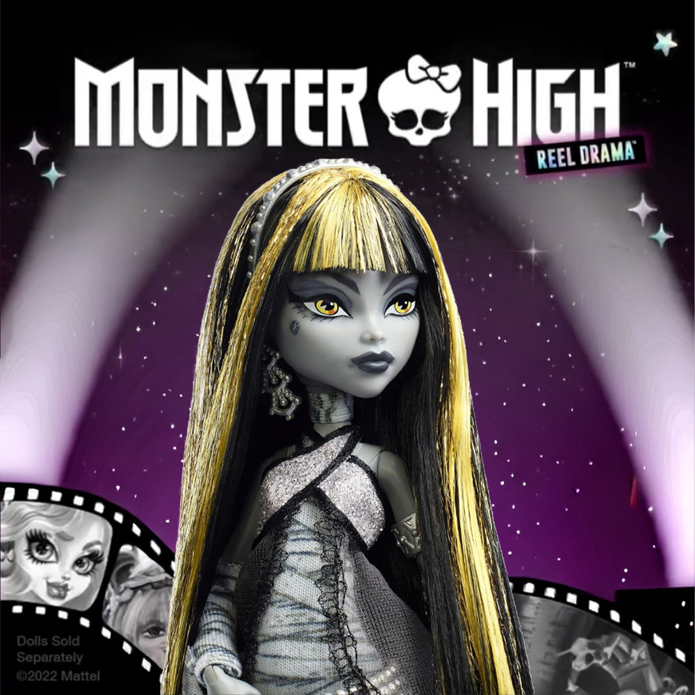 Кукла Monster High Reel Drama, Клео Де Нил, черно-белая репродукция JDR65 купить на OZON по ...