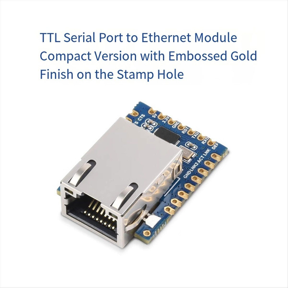 UART В ETH (B), TTL UART В Ethernet Мини-Модуль, Зубчатые Отверстия ...