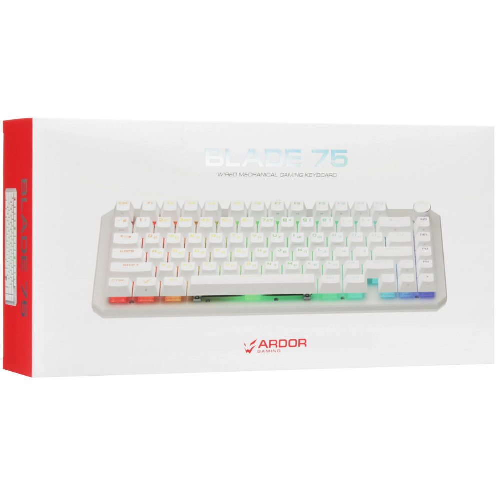 ARDOR GAMING Игровая клавиатура проводная ARDOR GAMING Blade 75, RGB ...