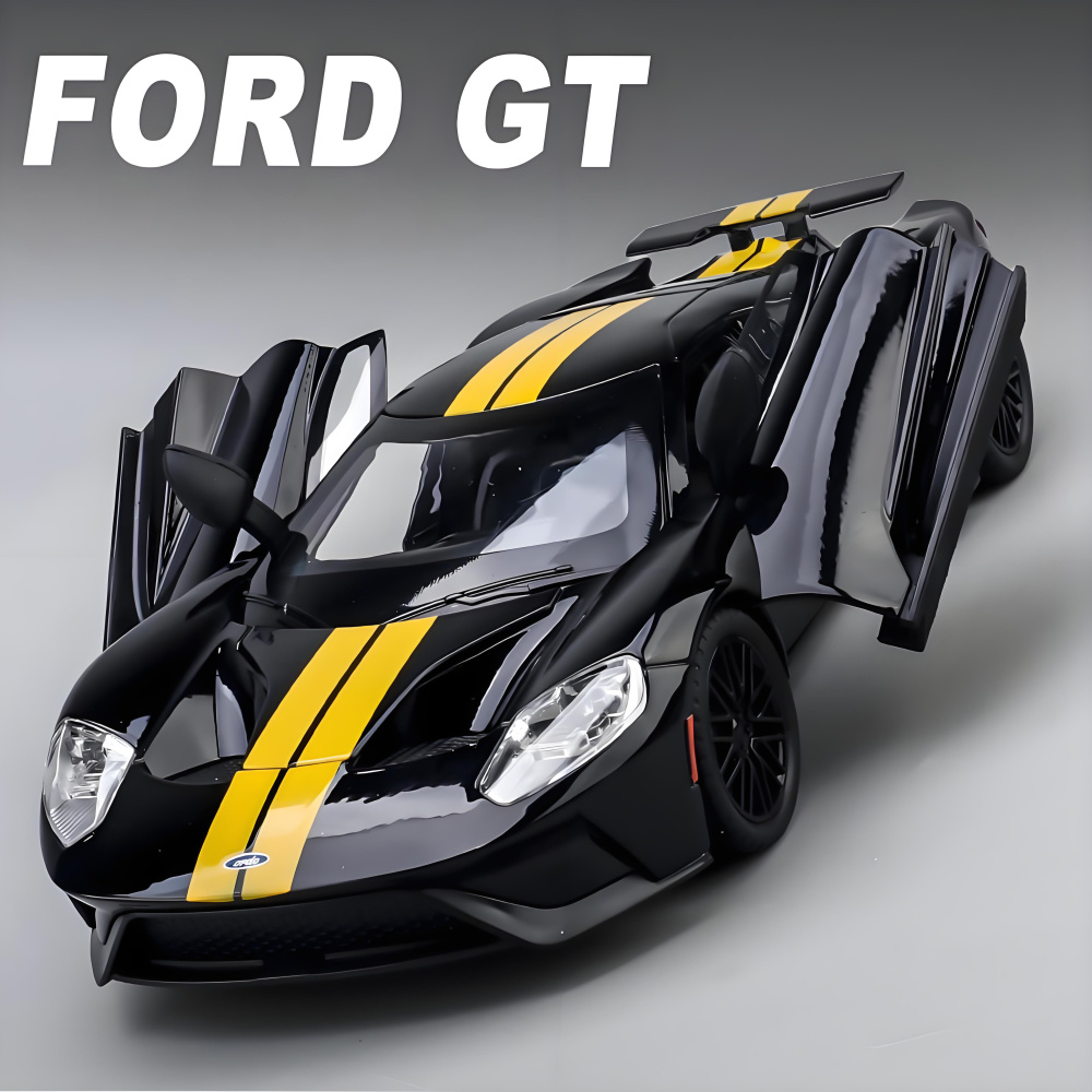 Kоллекция автомобилей Форд ГТ, 1:24 Ford GT суперкар,модель сплава,со ...