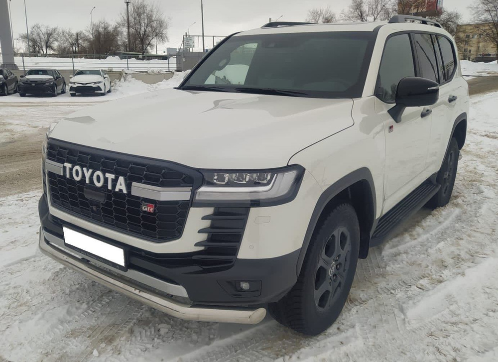 Защита переднего бампера d76 для Toyota Land Cruiser 300 GR Sport 2021 ...