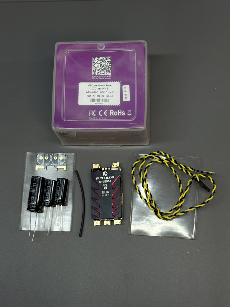 ESC Flycollor 12S 80A Регулятор оборотов купить на OZON по низкой цене ...