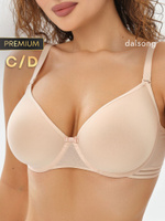 Бюстгальтер Женский DALSONG спейсер, размер 90C черный Полиуретан Повседневный Китай Крючки Бант ...