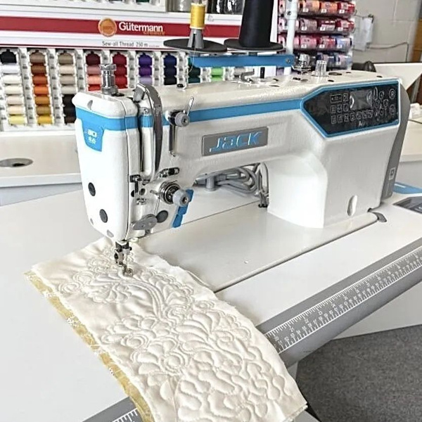 Промышленная швейная машина Jack JK-A6F с игольным продвижением/ Комплект голова + стол купить ...