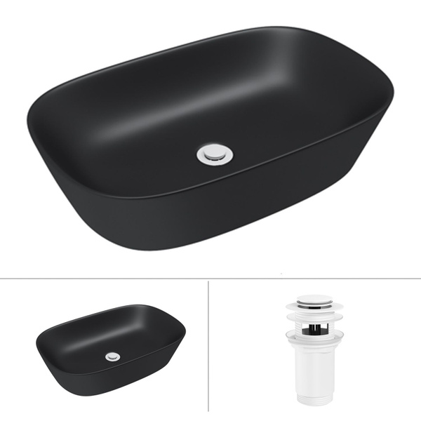 Накладная раковина для ванной Helmken 39360001 комплект 2 в 1: раковина на столешницу ...