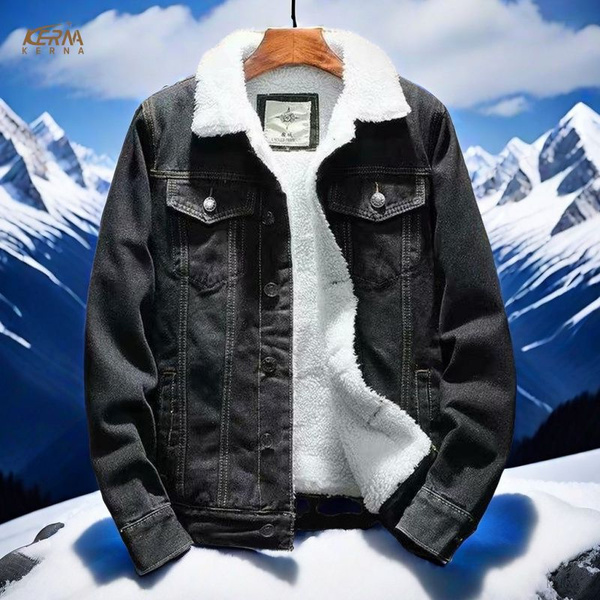 Куртка Мужской KERNA Бант черный лацканы Полиэфирное волокно, размер 52 Длинный куртка-пилот ...