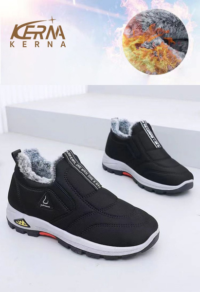 Сапоги Мужской KERNA унты, размер 44 черный Зима R (средняя) Без каблука Россия Бахрома Без ...