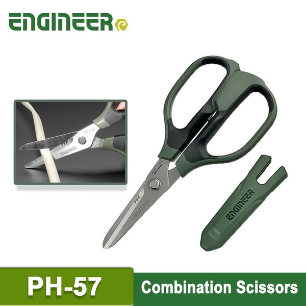 ENGINEER 2 в 1 ножницы электрика универсальные, Длина 210 мм, PH-57 купить на OZON по низкой ...