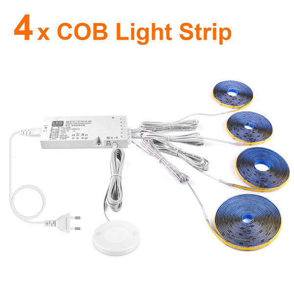 AIMENGTE Светодиодная лента 12 Вт, IP65, Теплый белый, 4 шт купить на OZON по низкой цене ...