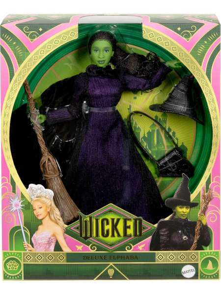 Барби,коллекционная,Barbie,Mattel Universal Wicked Deluxe Elphaba ...