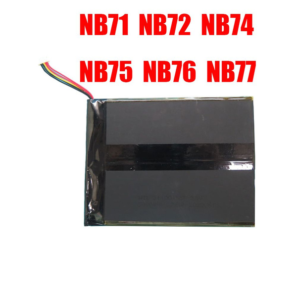 RTDPART Аккумулятор для ноутбука 6000 мАч, (для Irbis NB71 NB72 NB74 ...