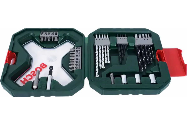 Набор бит и сверл X-Line 34 предмета Bosch 2607010608 купить на OZON по ...