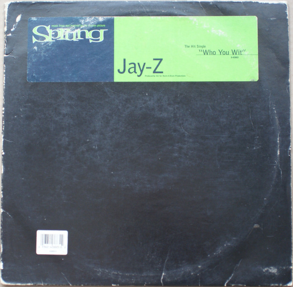 Jay-Z - Who You Wit (LP) США 1997 г. (сингл) винтажная виниловая ...
