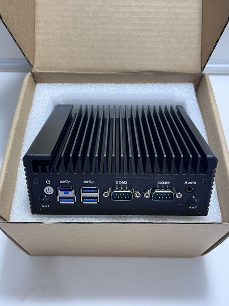 Мини-ПК N100, сетевое устройство, оснащенное 2 портами LAN POE 2,5 Гбит ...