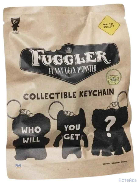 Плюшевая игрушка Foggler Fuggler Коллекционная 2,5-дюймовая мини ...