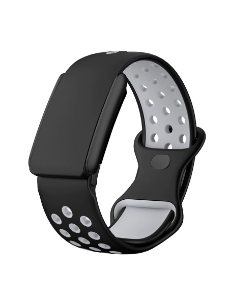 Силиконовый Ремешок для Whoop 5.0 One / Peak NSport Black / Grey купить ...