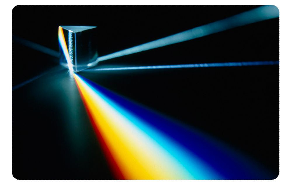 Детская физика Stem Научная игрушка, стеклянный отражающий треугольник ...