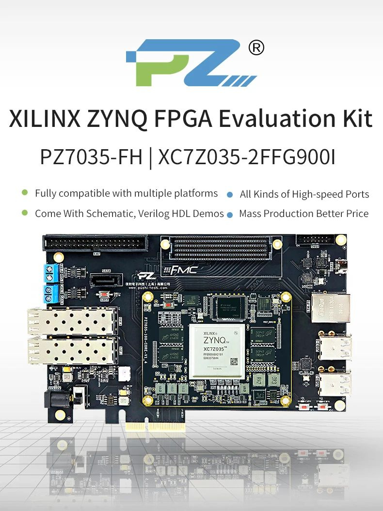 Оценочный комплект Puzhi 7035-FH 900I Xilinx Zynq-7000 SoC XC7Z035 ...