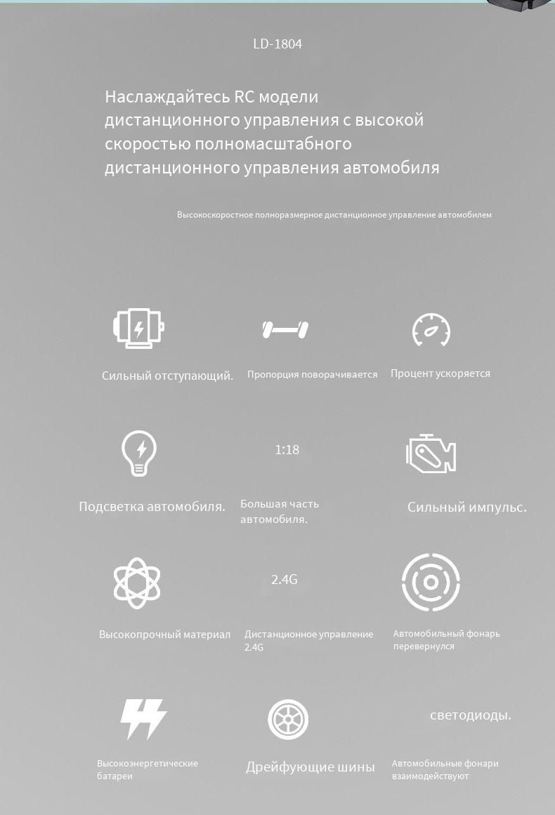 LDR/C LD1804 Машинка на пульте управления для дрифта, Mazda MX-5 Модель ...