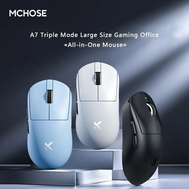 Игровая мышь беспроводная MCHOSE беспроводная MC-A7 , белый,Серия A7 купить c доставкой на OZON ...