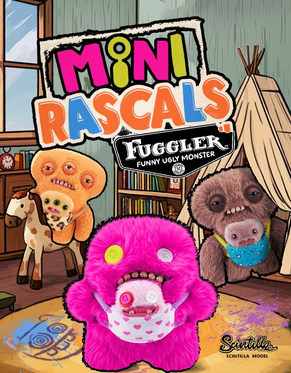 Spin Master Fuggler Funny Ugly Monster Budgie mini rascals Fuggles ...