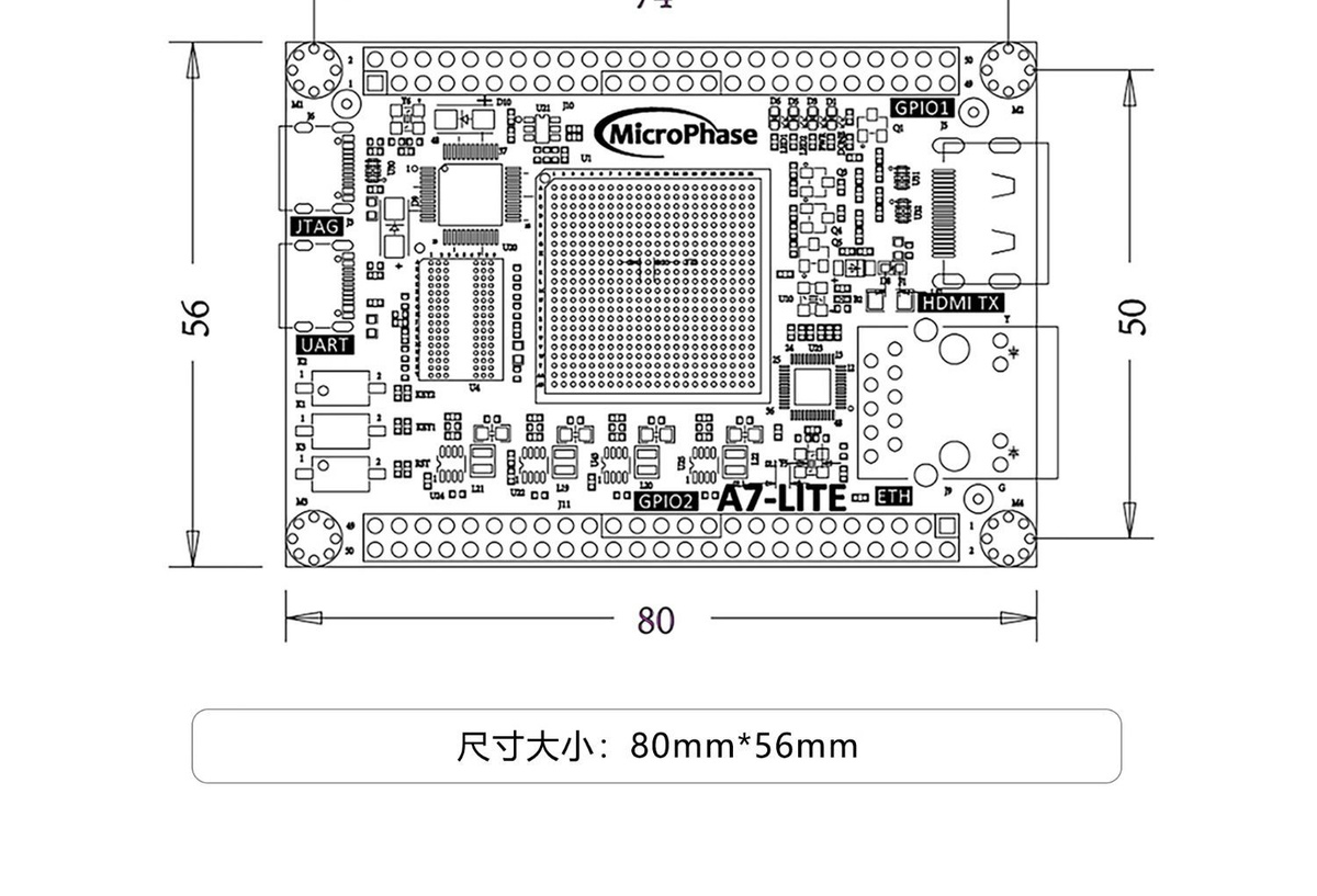 Базовая плата для разработки на ПЛИС (FPGA) XILINX Artix-7: XC7A35T ...