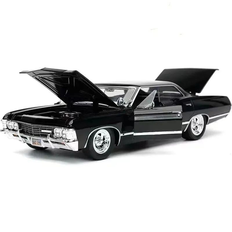 Jada Toys 1:24 Модель автомобиля,Сила зла Импала,Dean Winchester & 1967 Chevrolet Impala SS ...