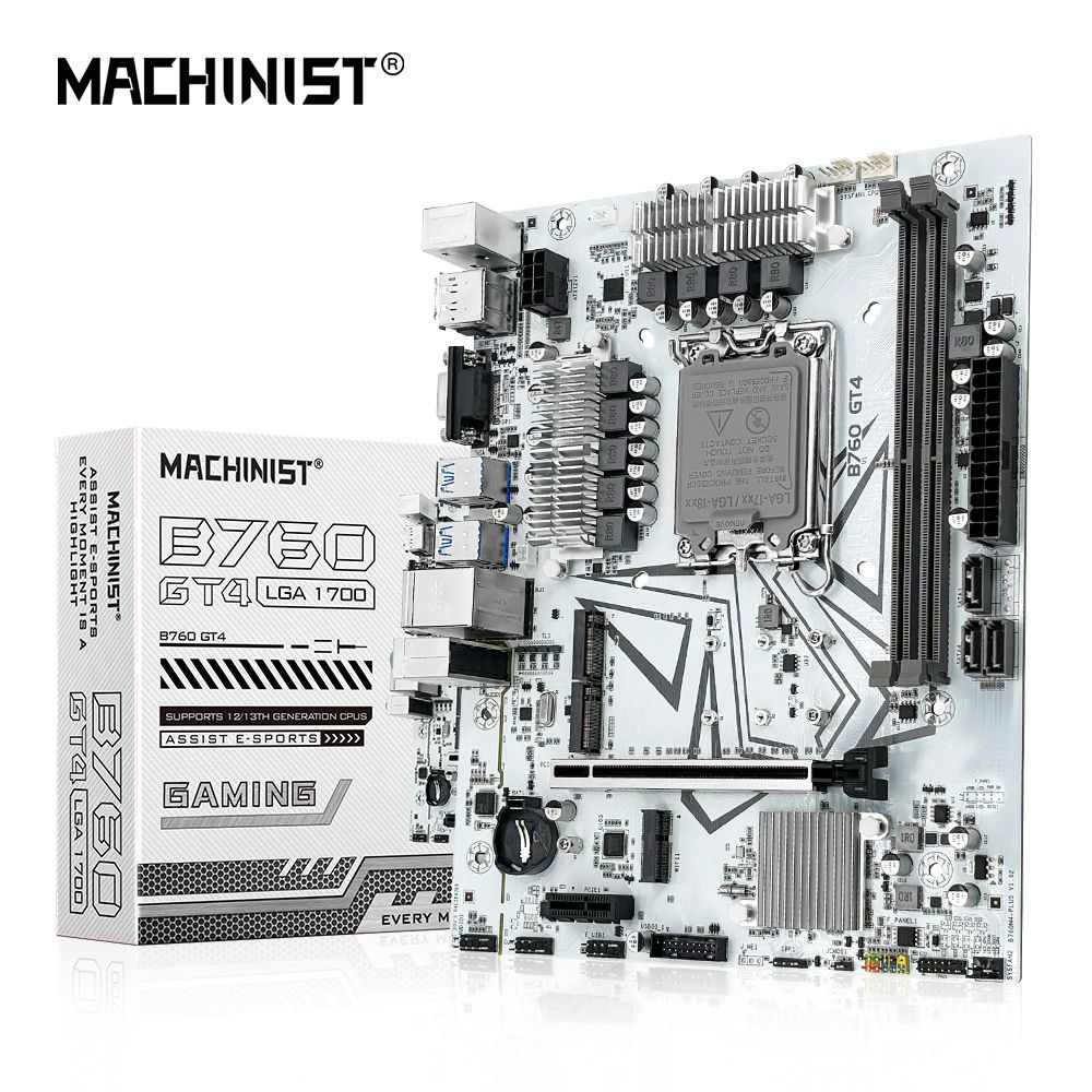 Слот B760 AMD LGA 1700 поддерживает двухканальный USB 3.0 NVME M.2 PCI ...