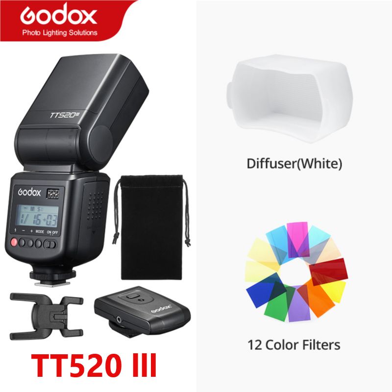 Godox TT520 III Вспышка TT520III со встроенным беспроводным ...