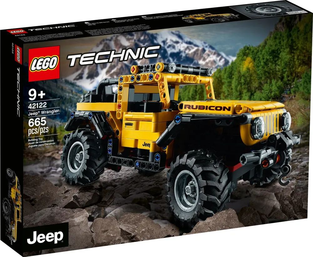 Lego 42122 - это модель внедорожника Jeep Wrangler из серии Lego ...