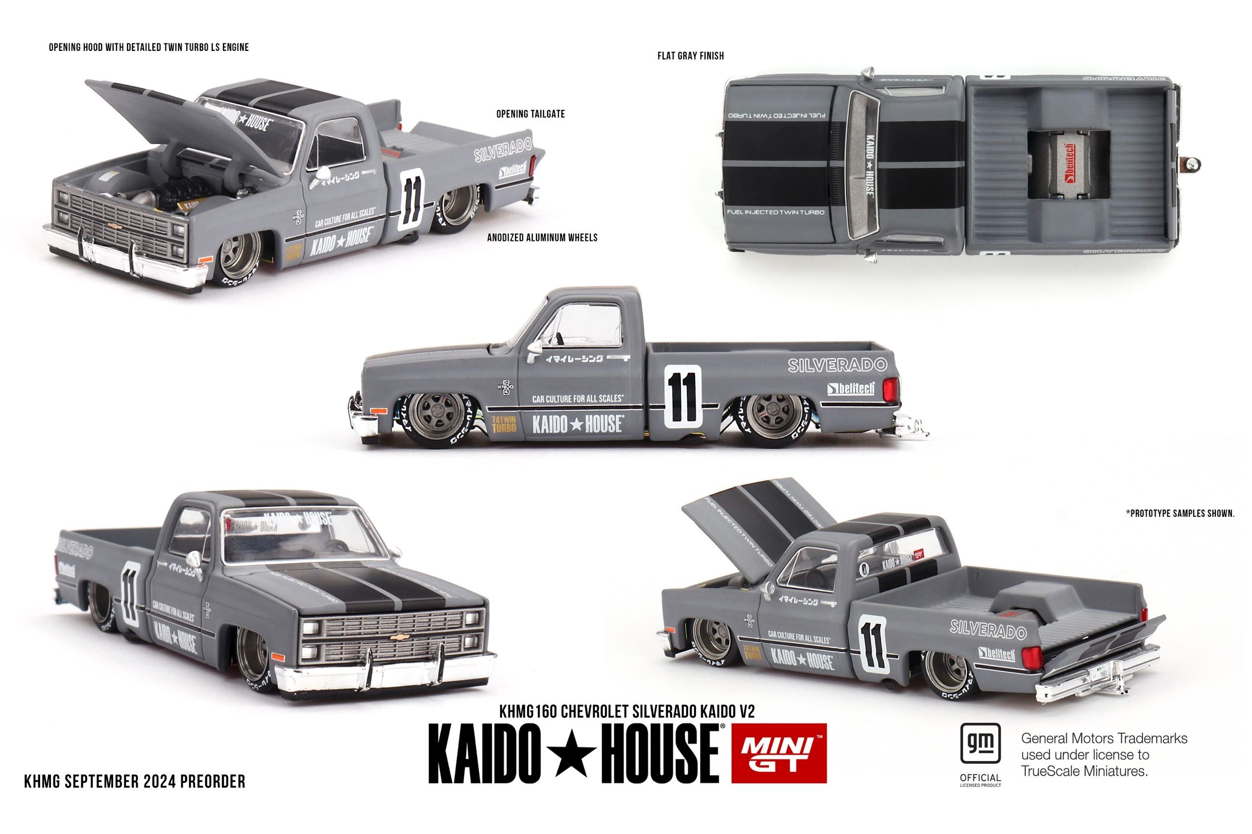 Машинка KAIDO HOUSE MINIGT MODEL 1:64 #160 Chevrolet Silverado KAIDO V2 ...