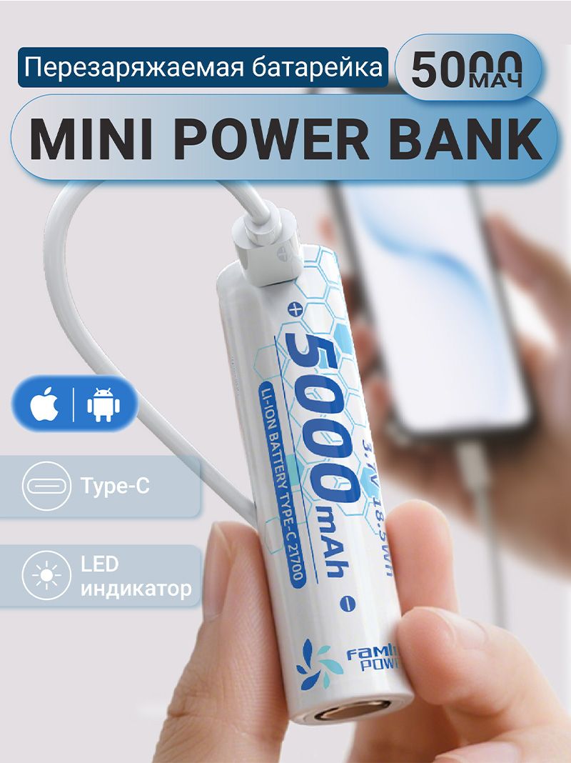 Внешний аккумулятор (Power Bank) Famlink Power FP mini 5000 купить c ...