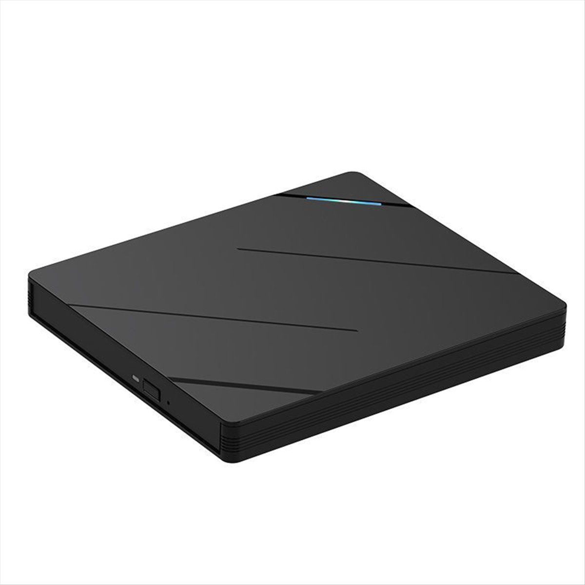 Внешний CD/DVD/RW привод 7-в-1 с разъемом USB 3.0 Type-C, лотком для ...