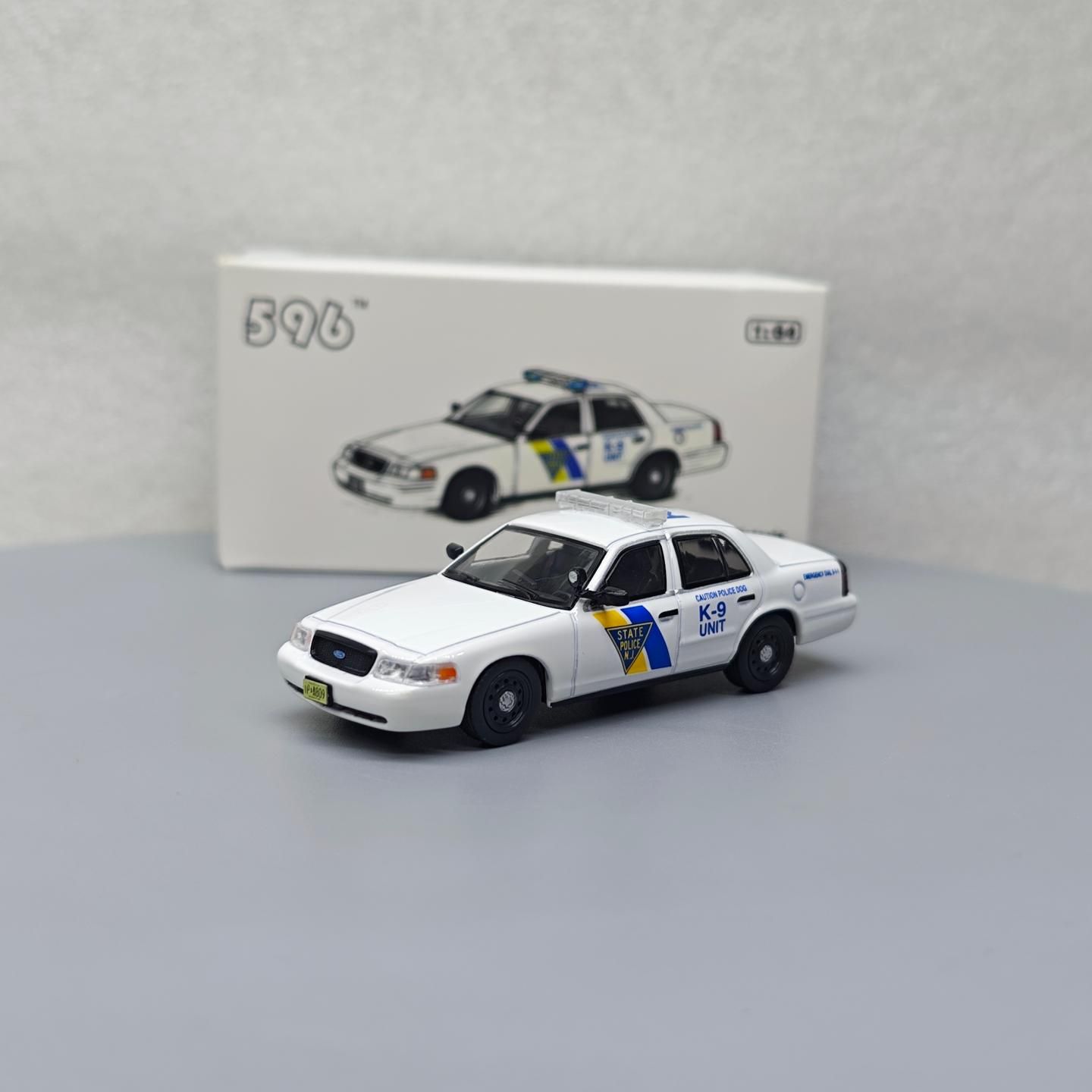 Машинка 596 model 1/64 Ford Crown Victoria - New Jersey Police ...