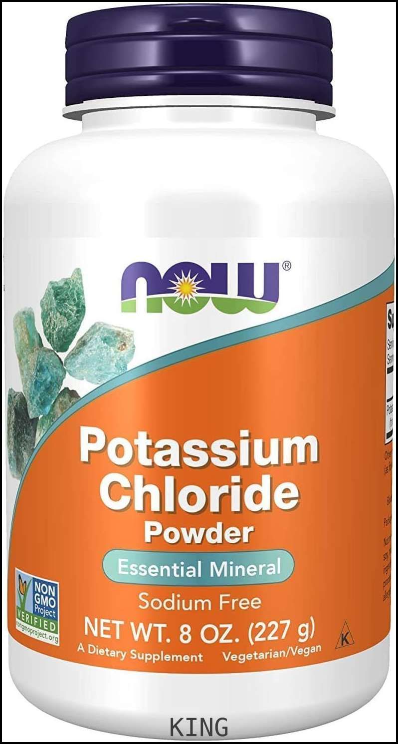 NOW Potassium Chloride Powder 227g (калий в порошке) KING купить на ...