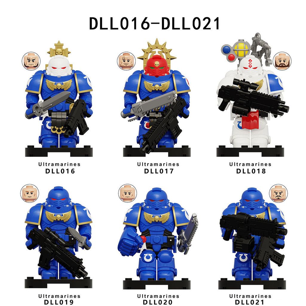 Конструктор Аптекарь Ультрамарин из вселенной Warhammer 40k (6 шт,4,5 ...
