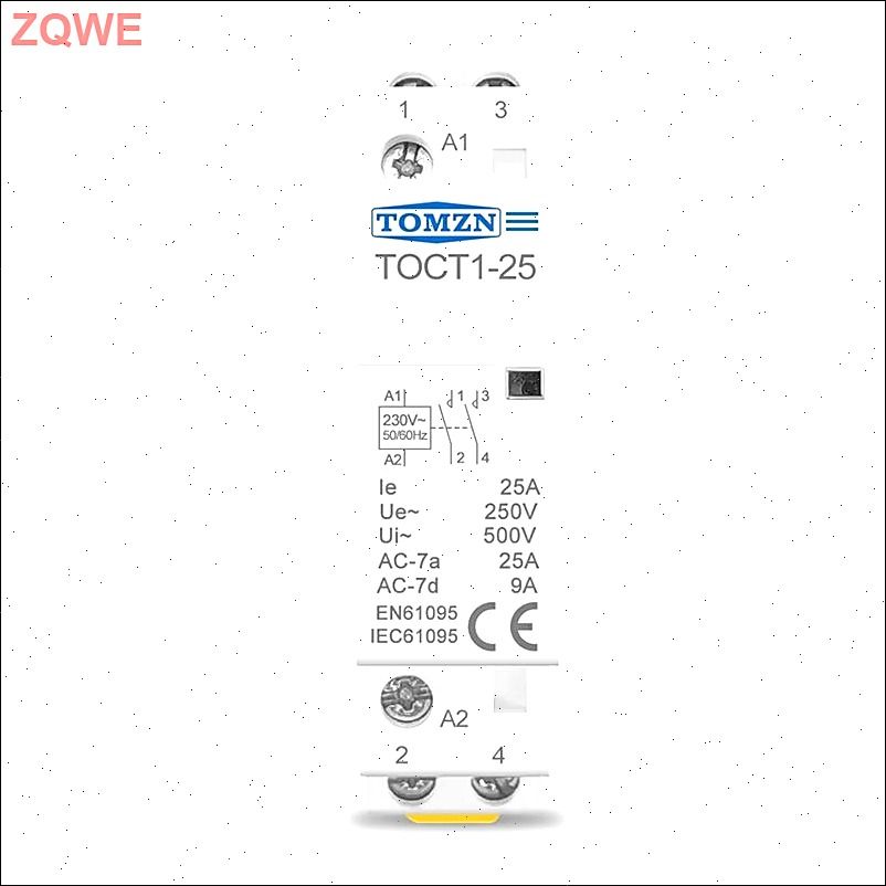 TOCT1-25 2P 25A Модульный Контактор купить на OZON по низкой цене ...