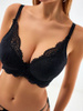 Бюстгальтер Женский Ritoleta пуш-ап, классическая чашка, размер 95C черный Полиамид, Полиуретан ...