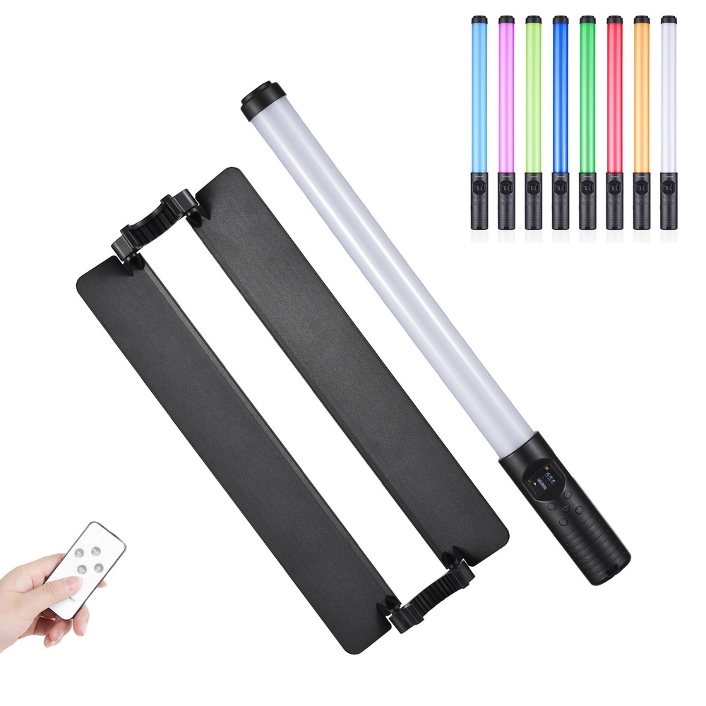 Портативная светодиодная трубка RGB для фотосъемки Световая палочка ...