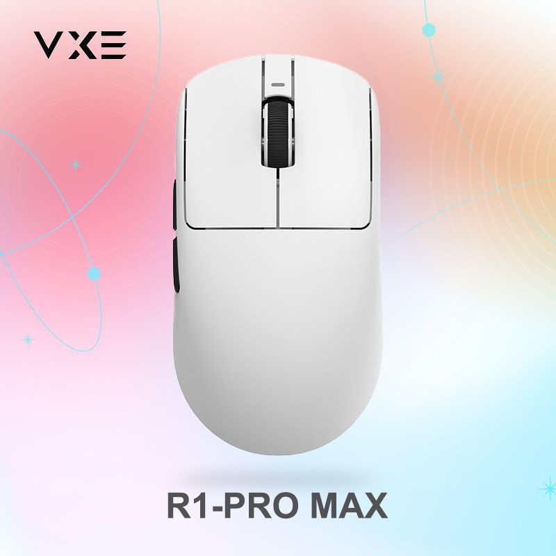 Игровая мышь беспроводная VXE Dragonfly R1 PRO MAX VXE R1 PRO MAX White ...
