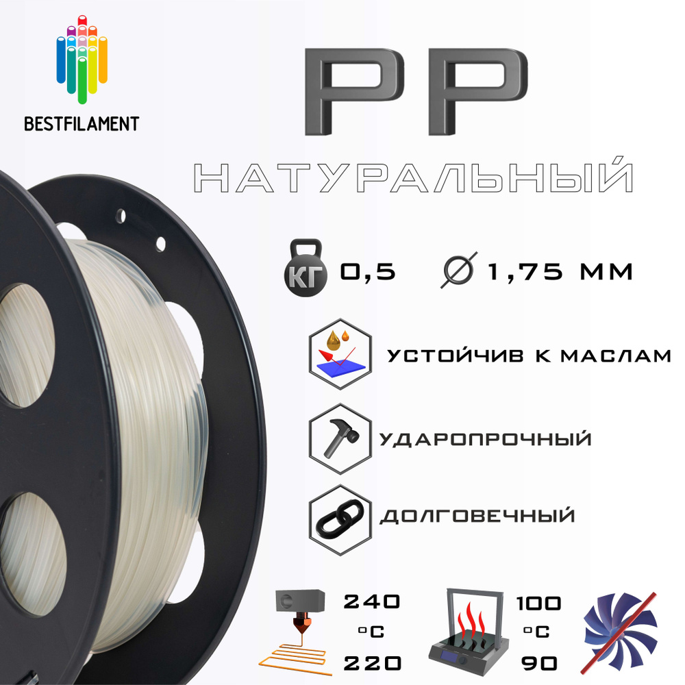 Филамент Полипропилен – купить в интернет-магазине OZON по низкой цене
