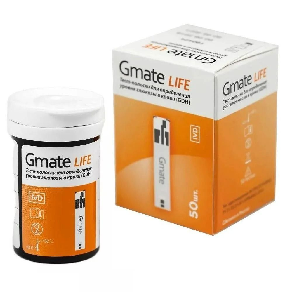 Полоски для глюкометра Джимейт ЛАЙФ (Gmate Life) 50 штук - купить с ...