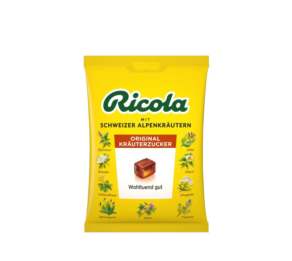 Ricola Krauter Original Конфеты-леденцы Рикола с альпийскими травами и ...