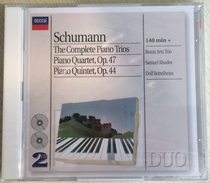 CD Музыка CD Schumann - Beaux Arts Trio, Samuel Rhodes, Dolf Bettelheim ...