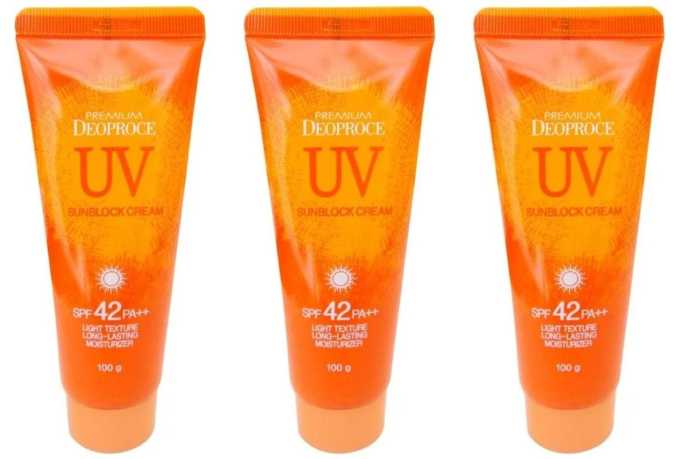 DEOPROCE Крем солнцезащитный для лица и тела PREMIUM DEOPROCE UV ...