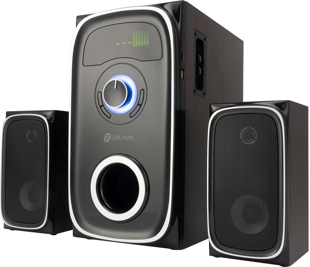 Колонки Оклик OK-699A 2.1 черный 90Вт BT - купить с доставкой по выгодным ценам в интернет ...